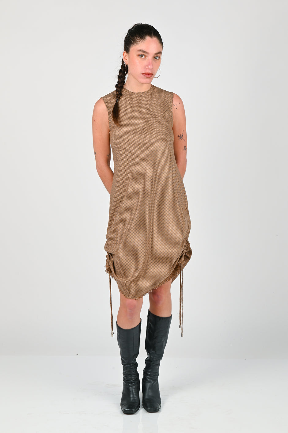 KATALYST 'Mini Bias' Dress in Cocoa